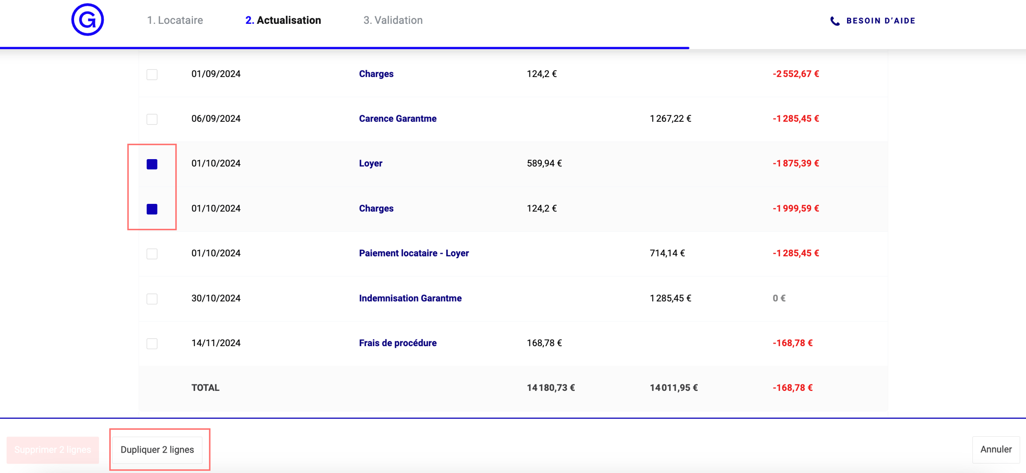 Comment actualiser votre décompte sur la console